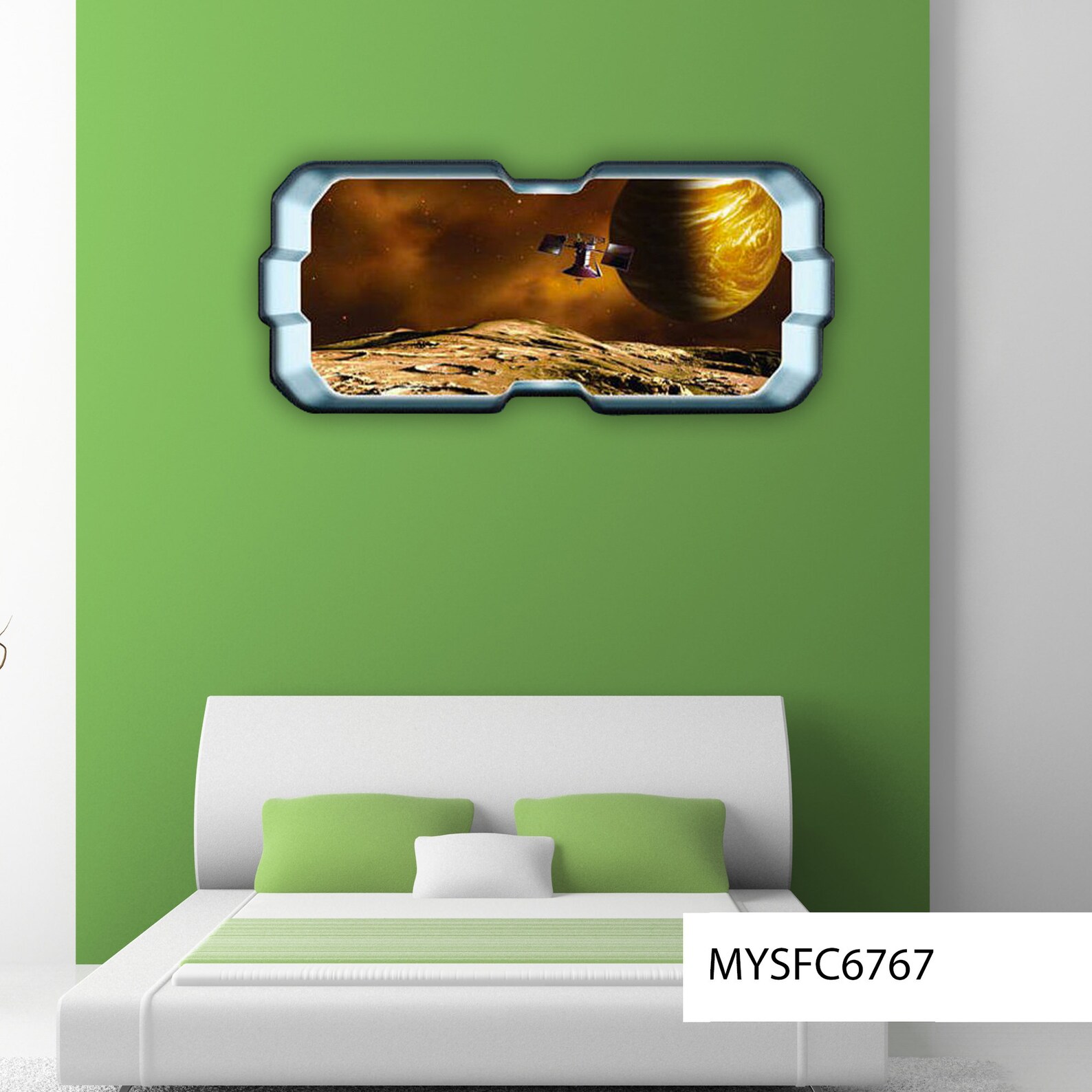 SPACE STICKER DECAL Mars Wall Art Solar System Sticker Mars - Etsy