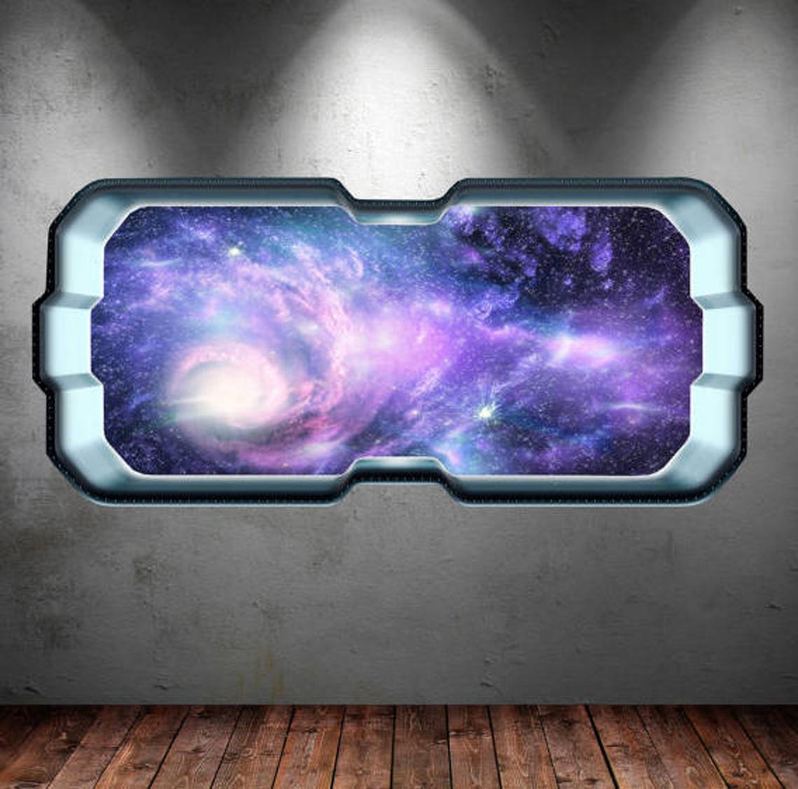 GALAXY STARS DECAL Space System Sticker 3d Galaxy Wall - Etsy