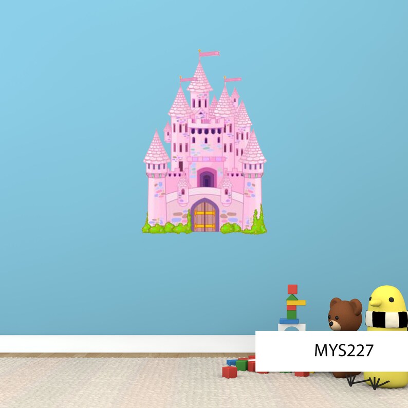 CASTLE WALL DECAL Bedroom Wall Sticker Vinyl Wall Sticker - Etsy