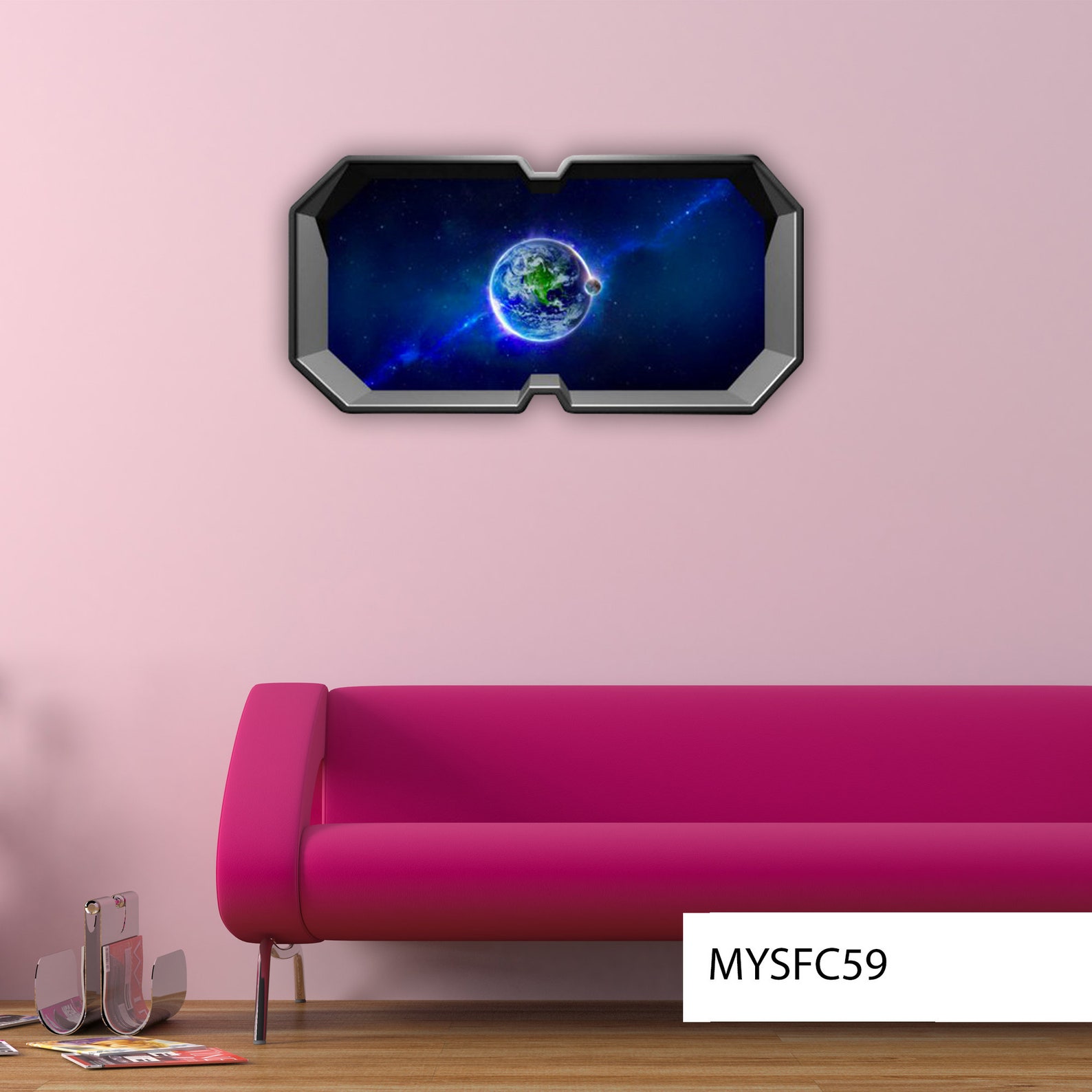 EARTH WALL STICKER Earth Window Decal Outer Space Decal - Etsy