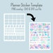 A5 12 Printable Pink and Blush Planner Divider Templates With Side Tabs ...