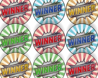 Winner Stickers - Etsy UK