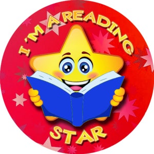 144 Reading Star 30 Mm Reward Stickers for School Teachers, Parents and ...