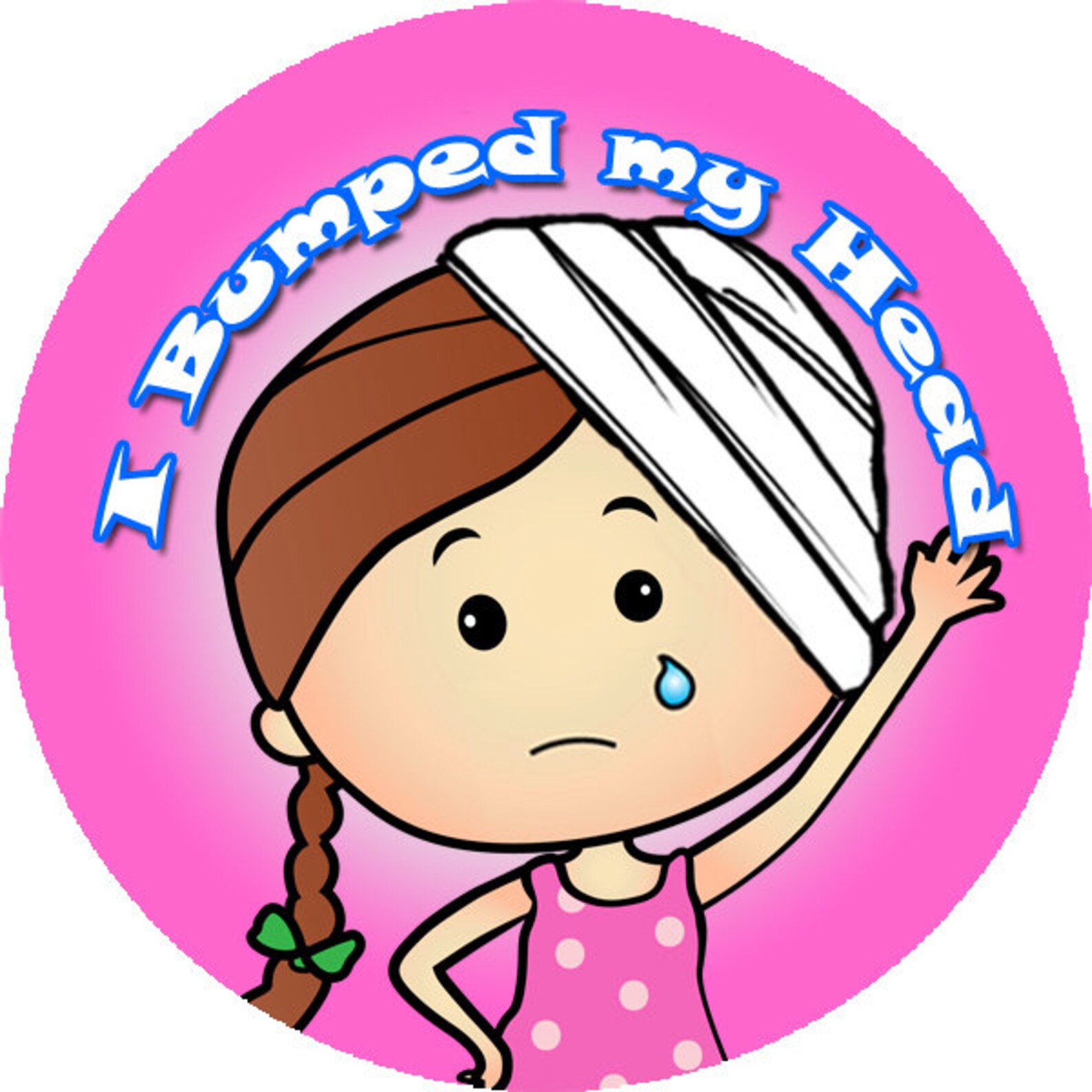144 I Bumped My Head 30mm Reward Stickers for Teachers, Parents and ...