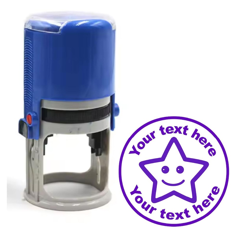Star Rubber Stamp - Etsy UK