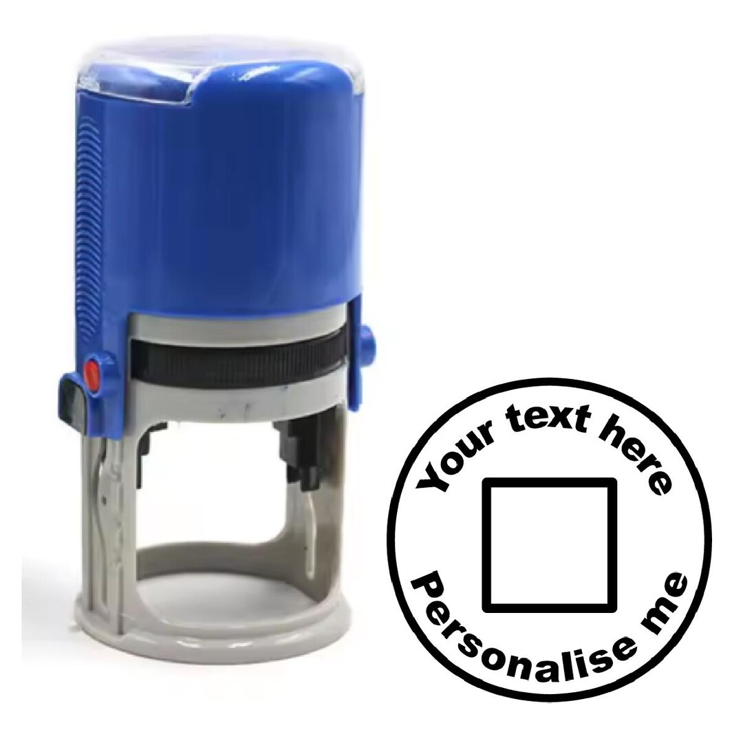 Personalised Stamp Square 30mm Self Inking Stamper for School Teachers ...
