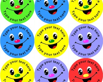 144 Gold Star Personalised 30 Mm Reward Stickers for School Teachers ...