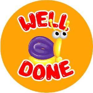 144 Balloon Animal Praise Themed 30mm Stickers Glossy Reward Stickers ...
