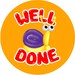 144 Balloon Animal Praise Themed 30mm Stickers Glossy Reward Stickers ...
