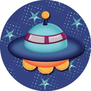 144 Space Aliens 30mm Children's Reward Stickers for Teachers or ...