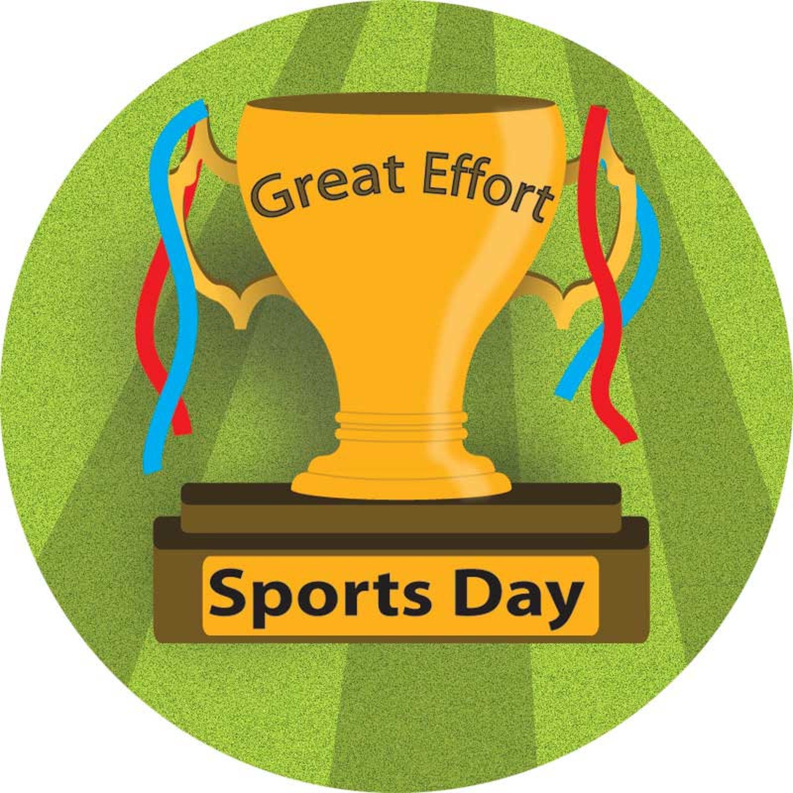 144 Sports Day Trophy 30 Mm Reward Stickers for Teachers - Etsy UK
