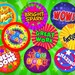 144 Positive Praise Words 30mm Reward Stickers for School Teachers ...