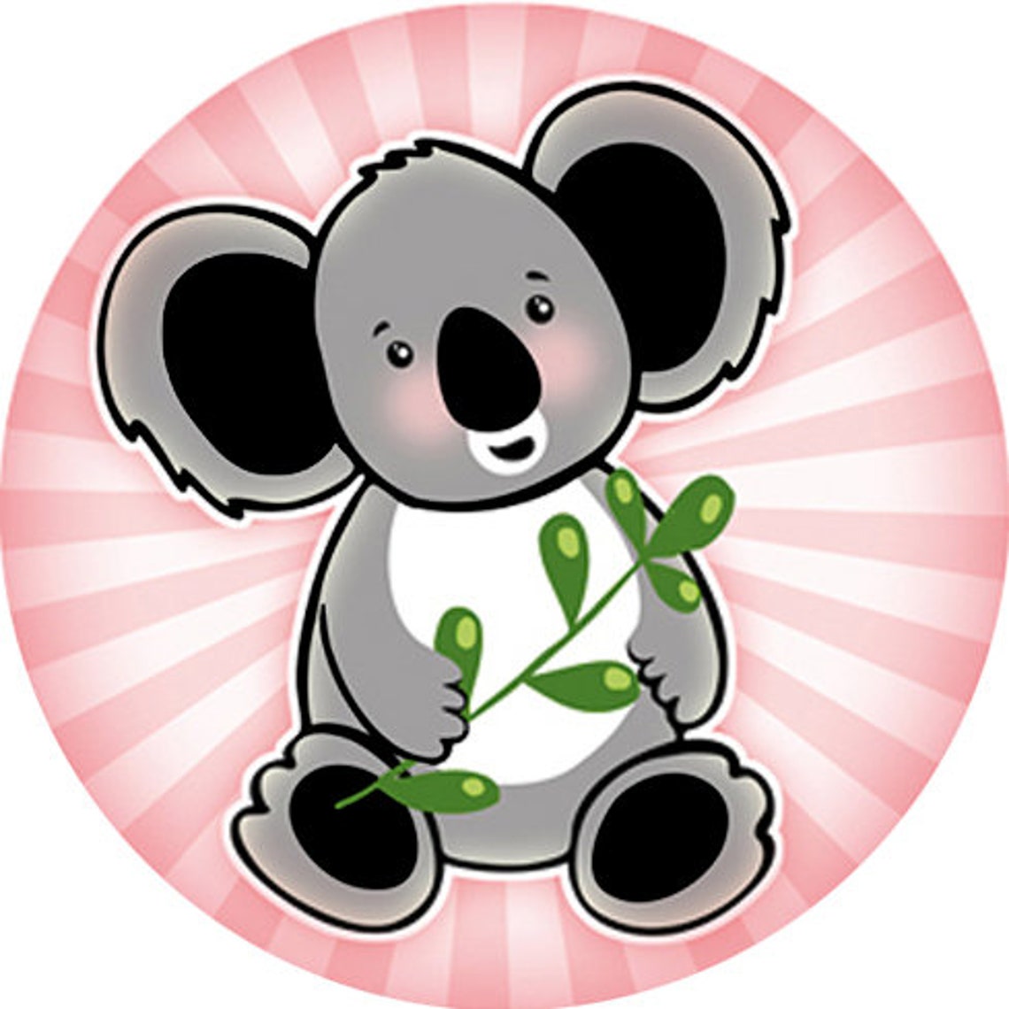 144 Koala Bears 30mm Round Children's Reward Stickers for - Etsy