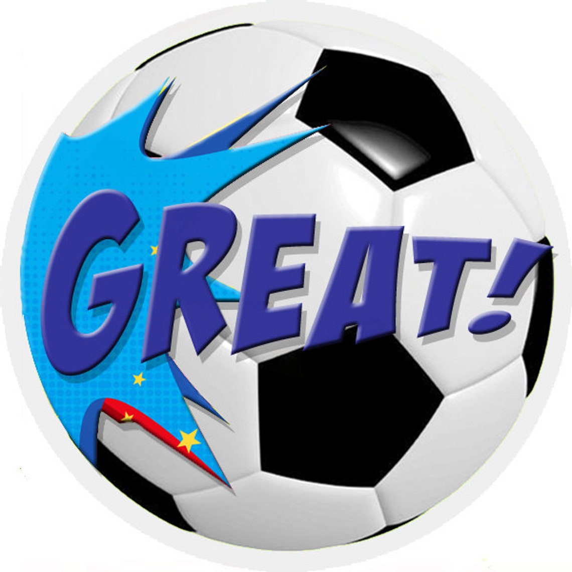 144 Football Praise Words 30mm Reward Stickers for Teachers - Etsy UK