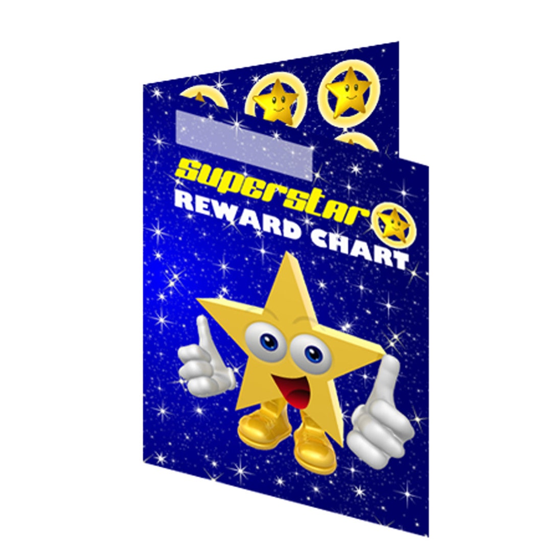 SS0001 Pocket Superstar Reward Charts Pack Suitable for up to 30mm ...