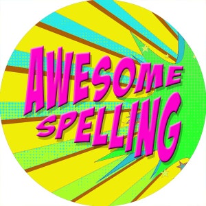 144 Superhero Speller 30 Mm Reward Stickers for School Teachers ...