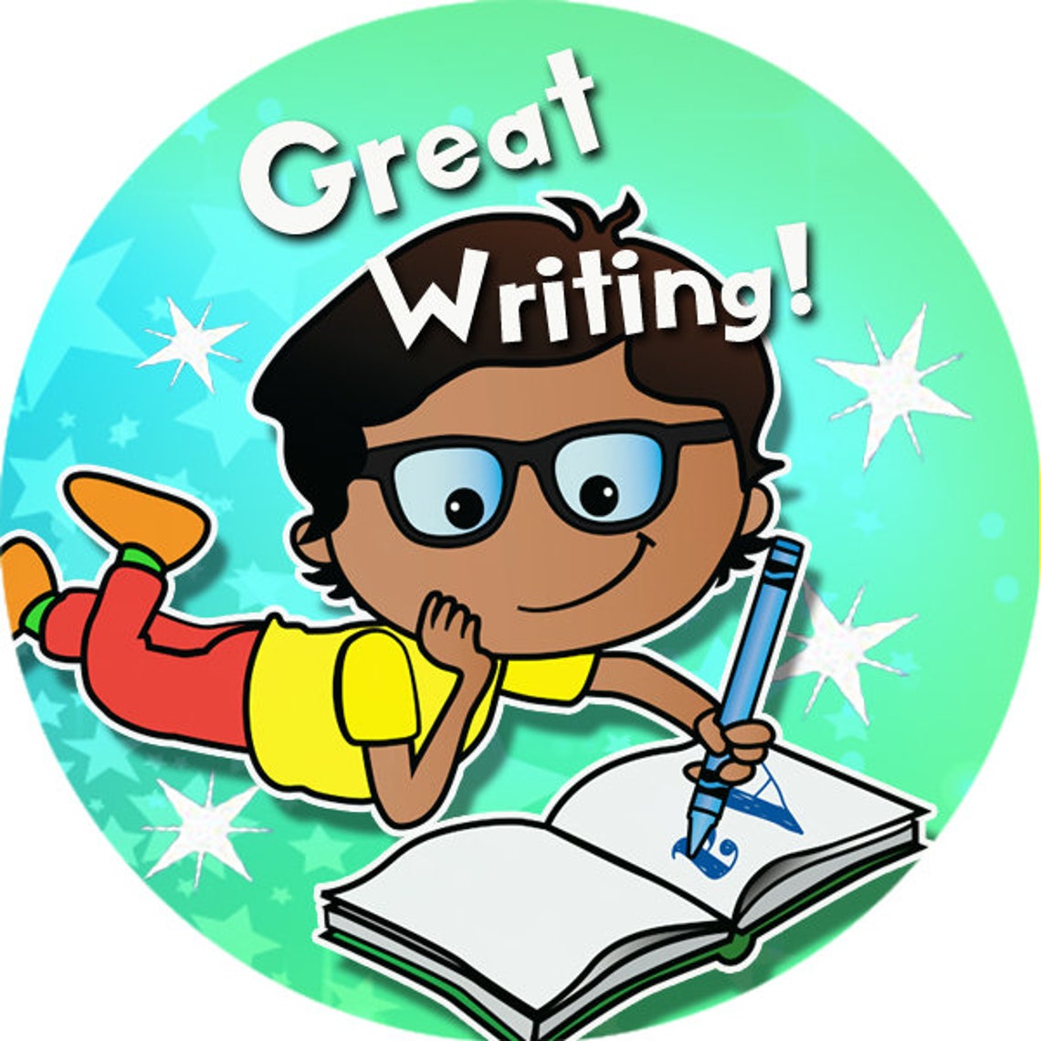 144 Writing Awards 30 Mm Reward Stickers for School Teachers, Parents ...