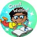 144 Writing Awards 30 Mm Reward Stickers for School Teachers, Parents ...