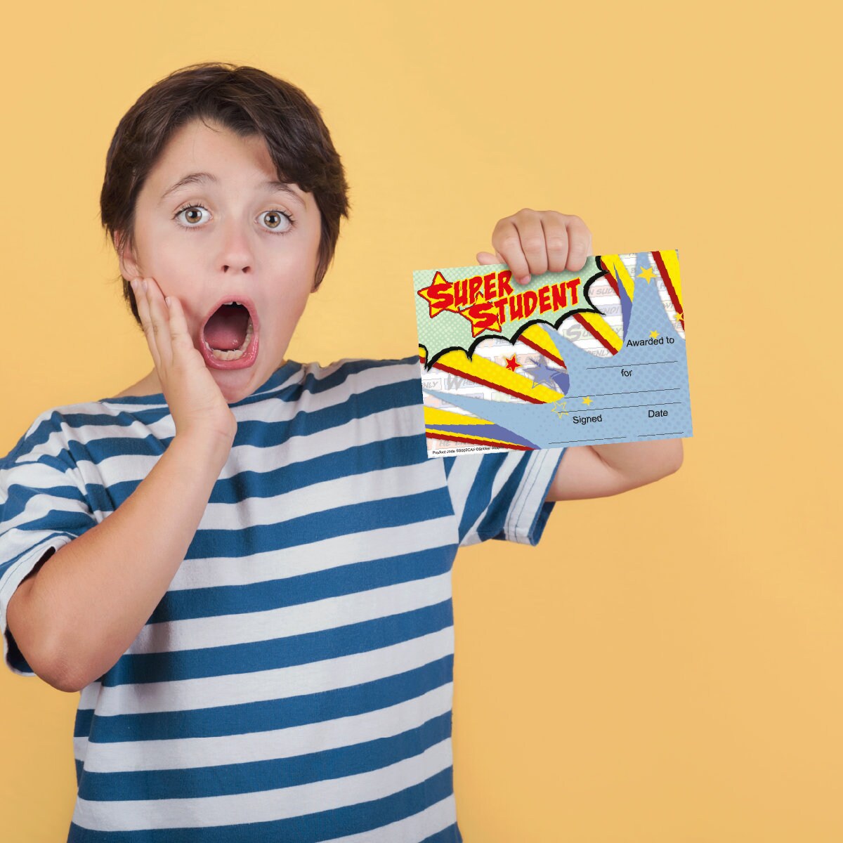 30 Super Student Award Certificates for School Teachers, 250gsm A5 Silk ...