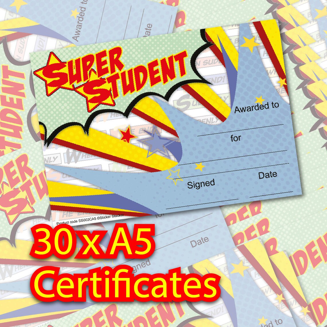 30 Super Student Award Certificates for School Teachers - Etsy UK