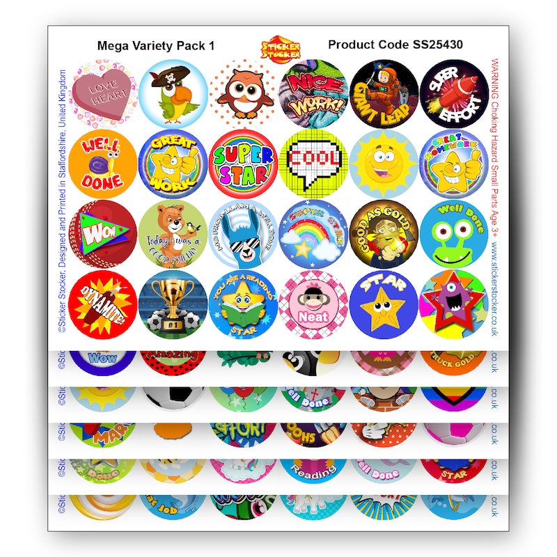 Stickers Variety Kids - Etsy UK