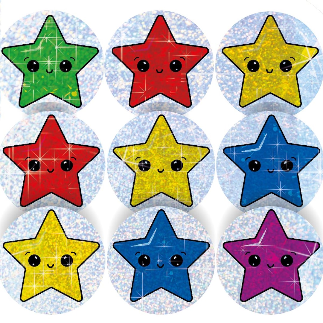 96 Sparkle Smiles Stickers 30mm Reward Stickers + 60 Free Sparkle ...