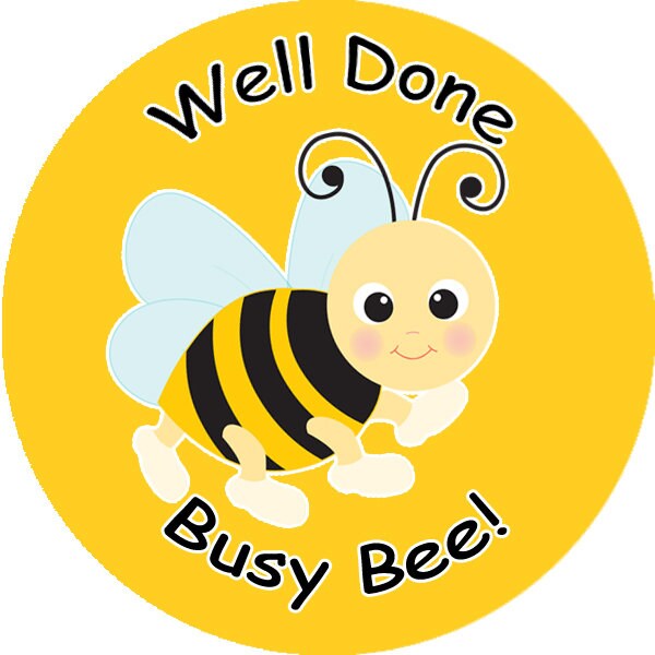 Busy Bee Reward Stickers, 144 Pack, Teacher & Parent Stickers - Etsy UK