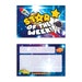 30 Space Star of the Week Award Cards for School Teachers, Wallet Sized ...