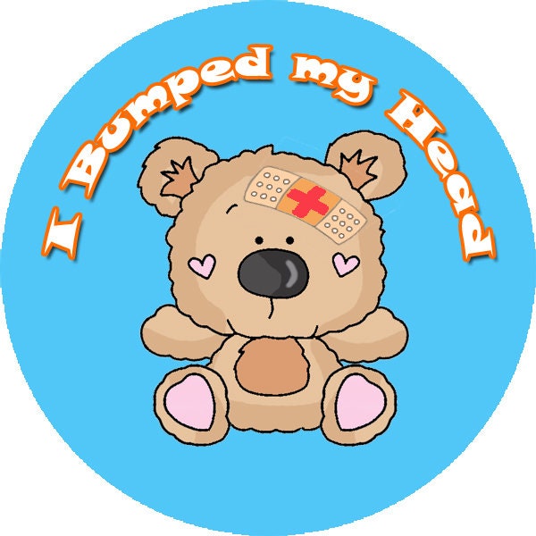 144 I Bumped My Head 30mm Reward Stickers for Teachers | Etsy