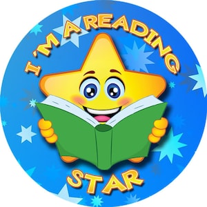 144 Reading Star 30 Mm Reward Stickers for School Teachers, Parents and ...
