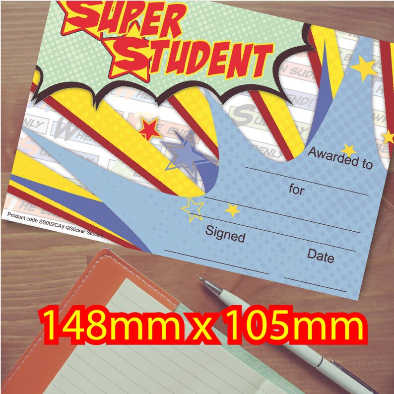 30 Super Student Award Certificates for School Teachers - Etsy UK