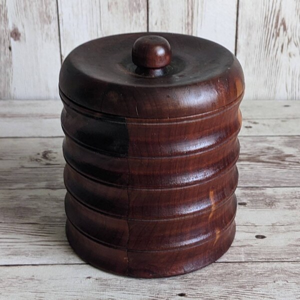 Round Wood Box - Etsy