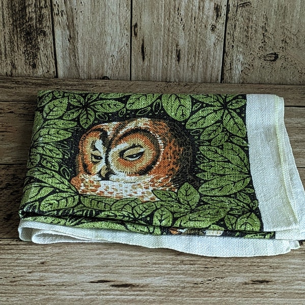 Owl Tea Towel - Etsy