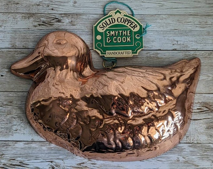 Smythe & Cook Solid Copper Duck Mold - Etsy