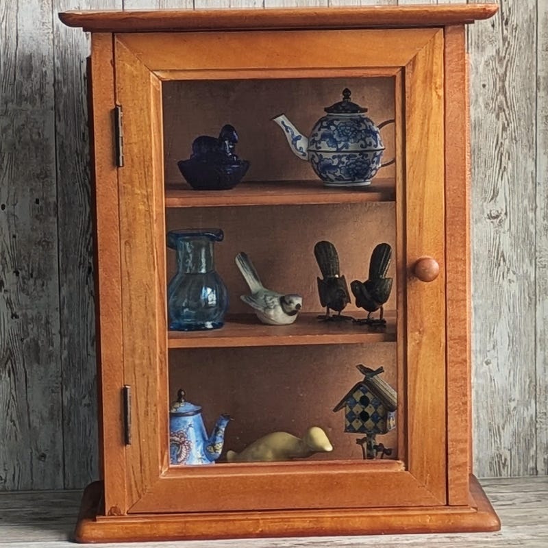 Small Curio Cabinet - Etsy