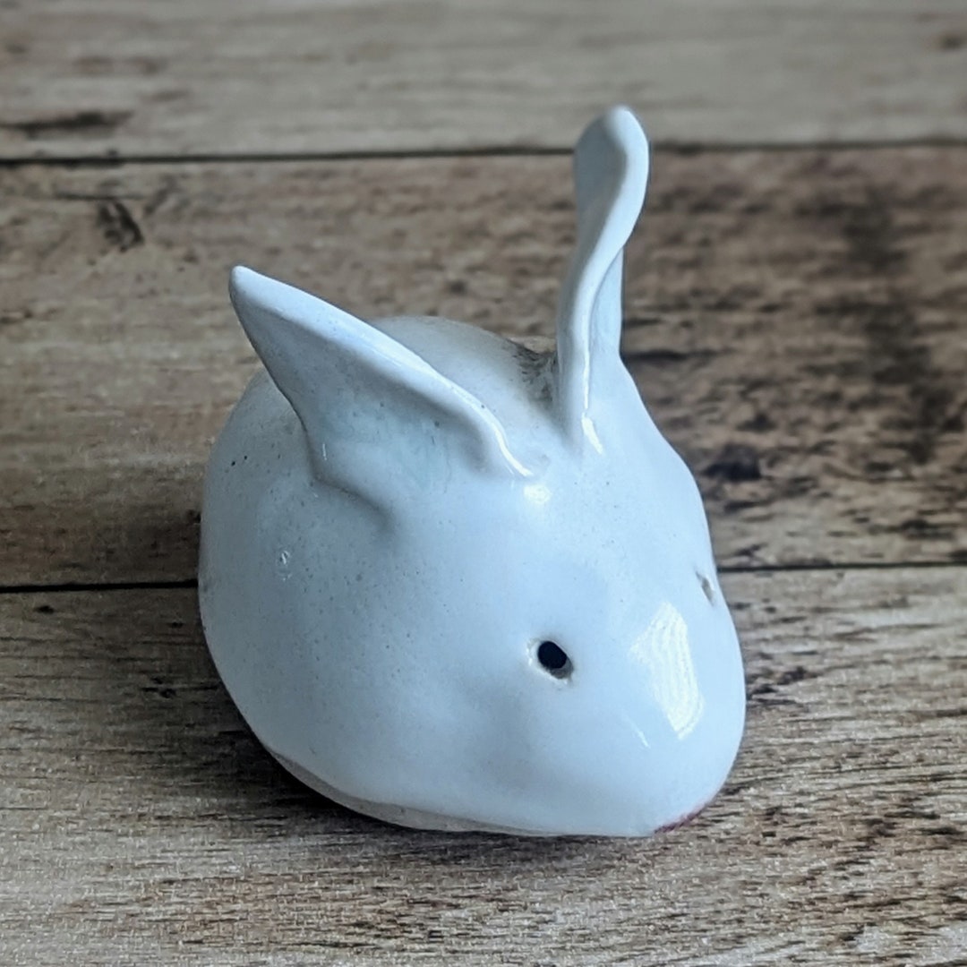 Adorable Studio Art Pottery Bunny Rabbit Miniature Signed Nancy Pawel ...