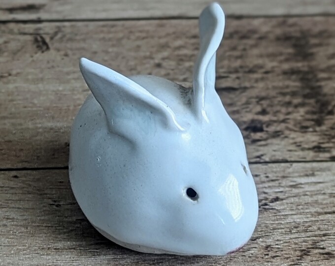 Adorable Studio Art Pottery Bunny Rabbit Miniature - Signed Nancy Pawel ...