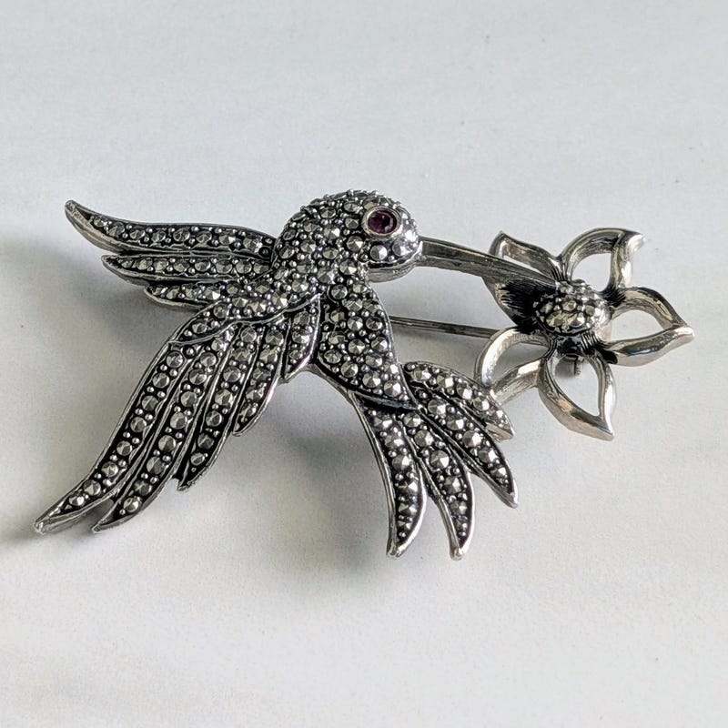 Avon Hummingbird Brooch - Etsy