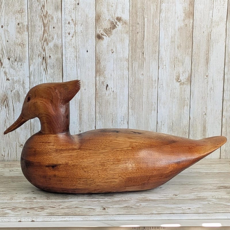 Carved Wood Fish Decoy - Etsy