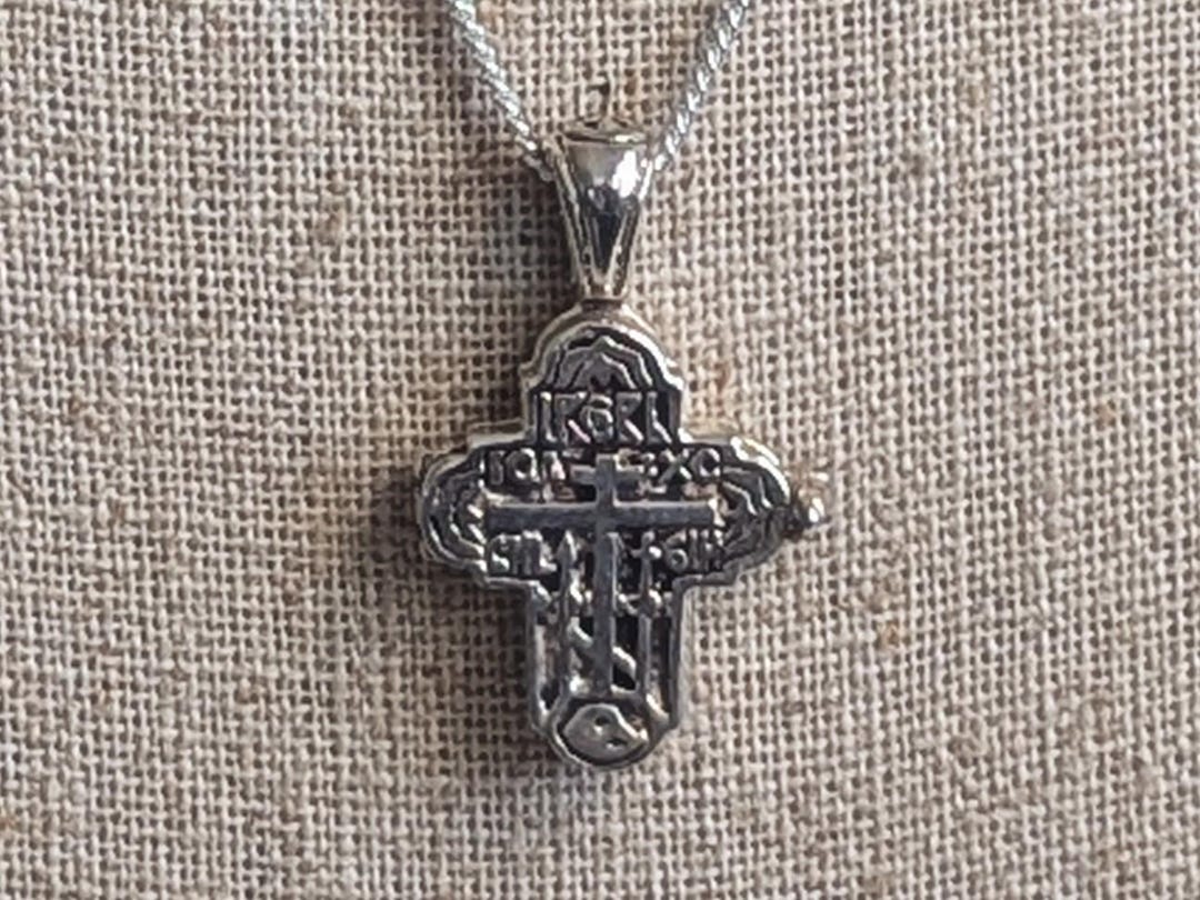 IBB 925 Sterling Silver Prayer Box Locket Cross Pendant Necklace - Etsy