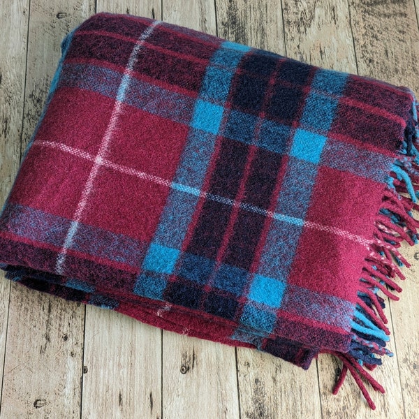 Teal Plaid Blanket - Etsy