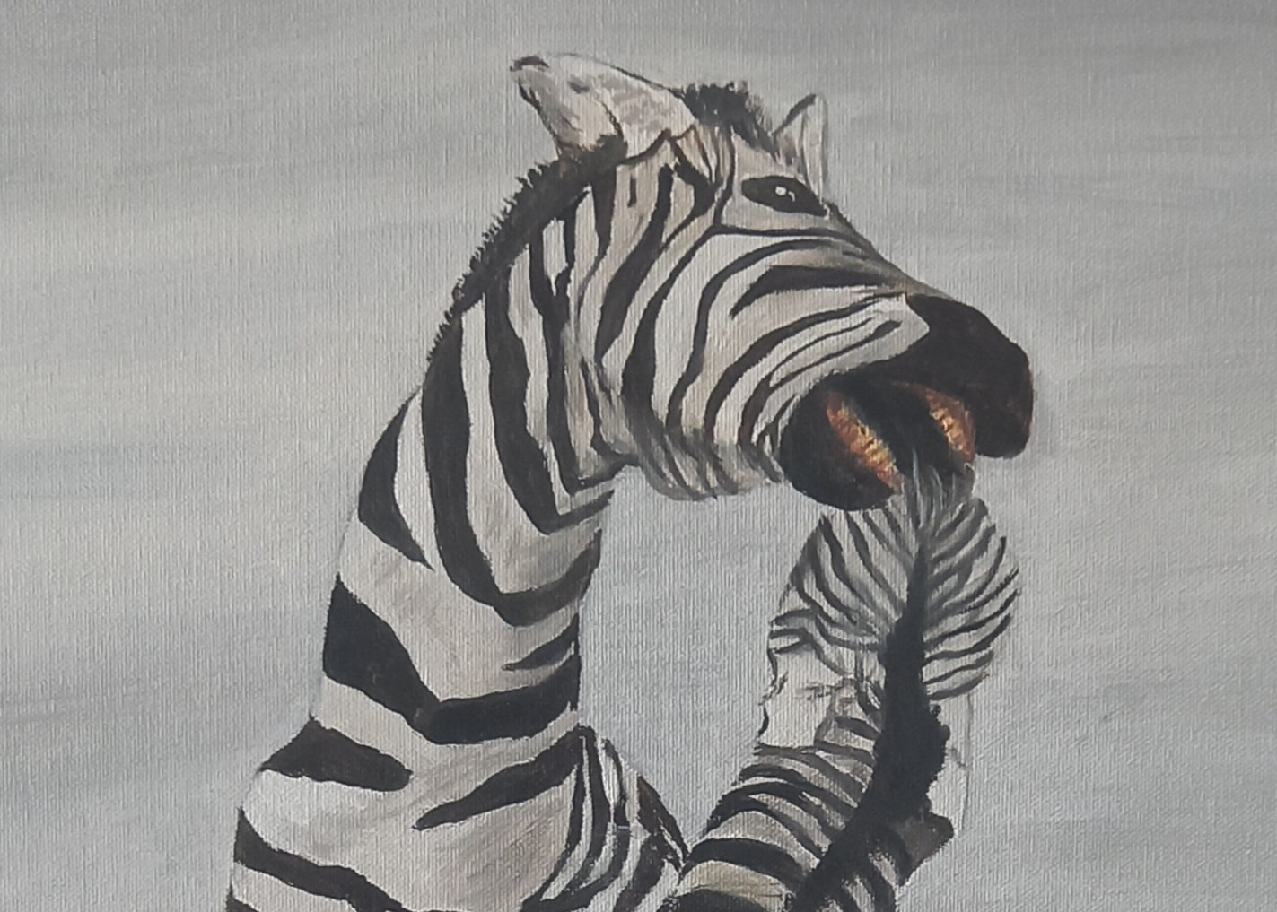 Zebra, Oil Painting, Animals, Africa, Art Product, Oil Painting, Animal ...