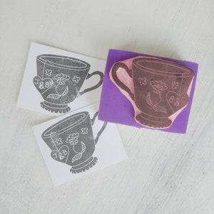 Love Tea Stamp Teacup Stamp Tea Lovers Gift Sweet Tea - Etsy UK