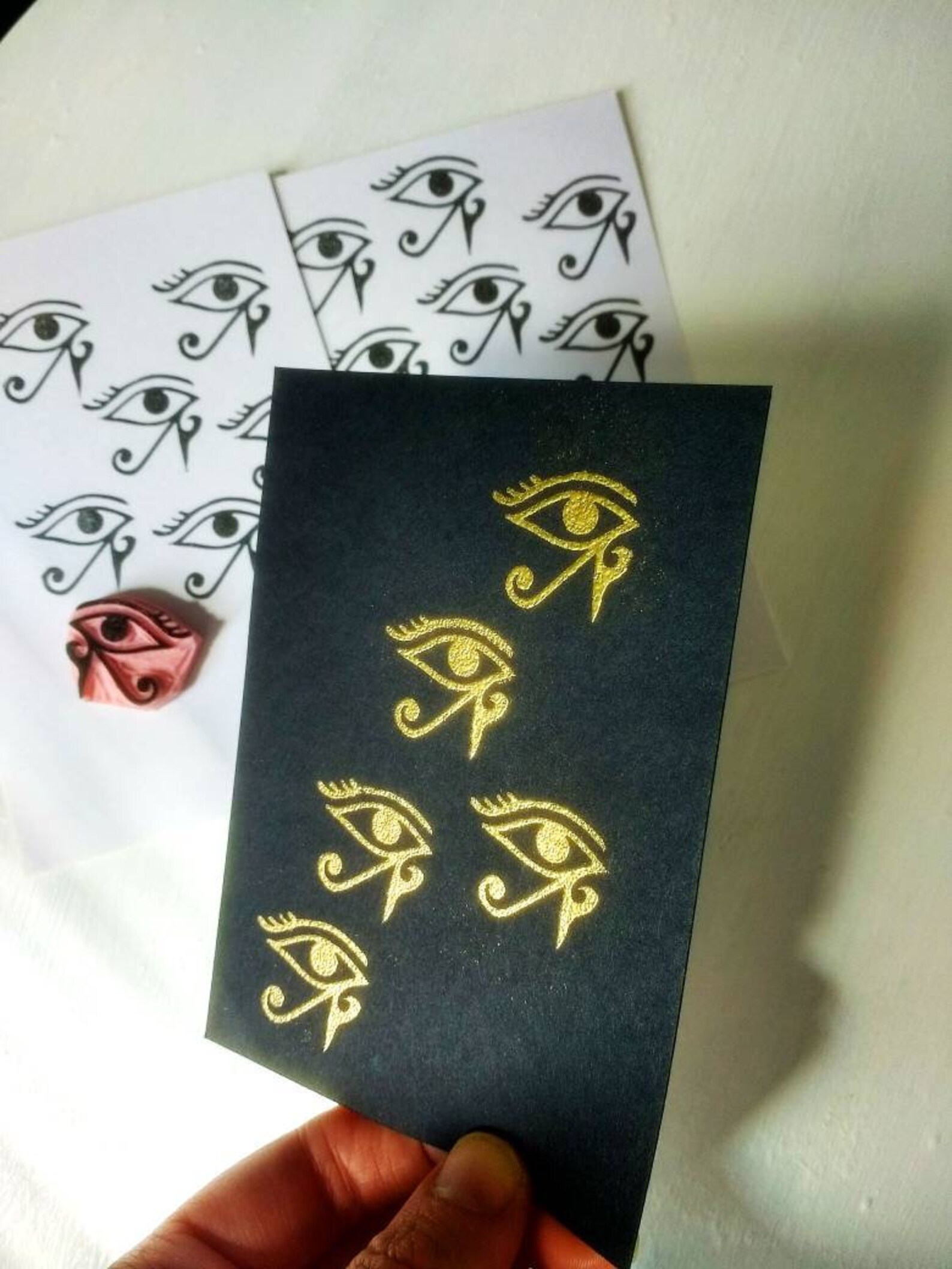 Eye of Horus Rubber Stamp Egyptian Rubber Stamp Egyptian - Etsy