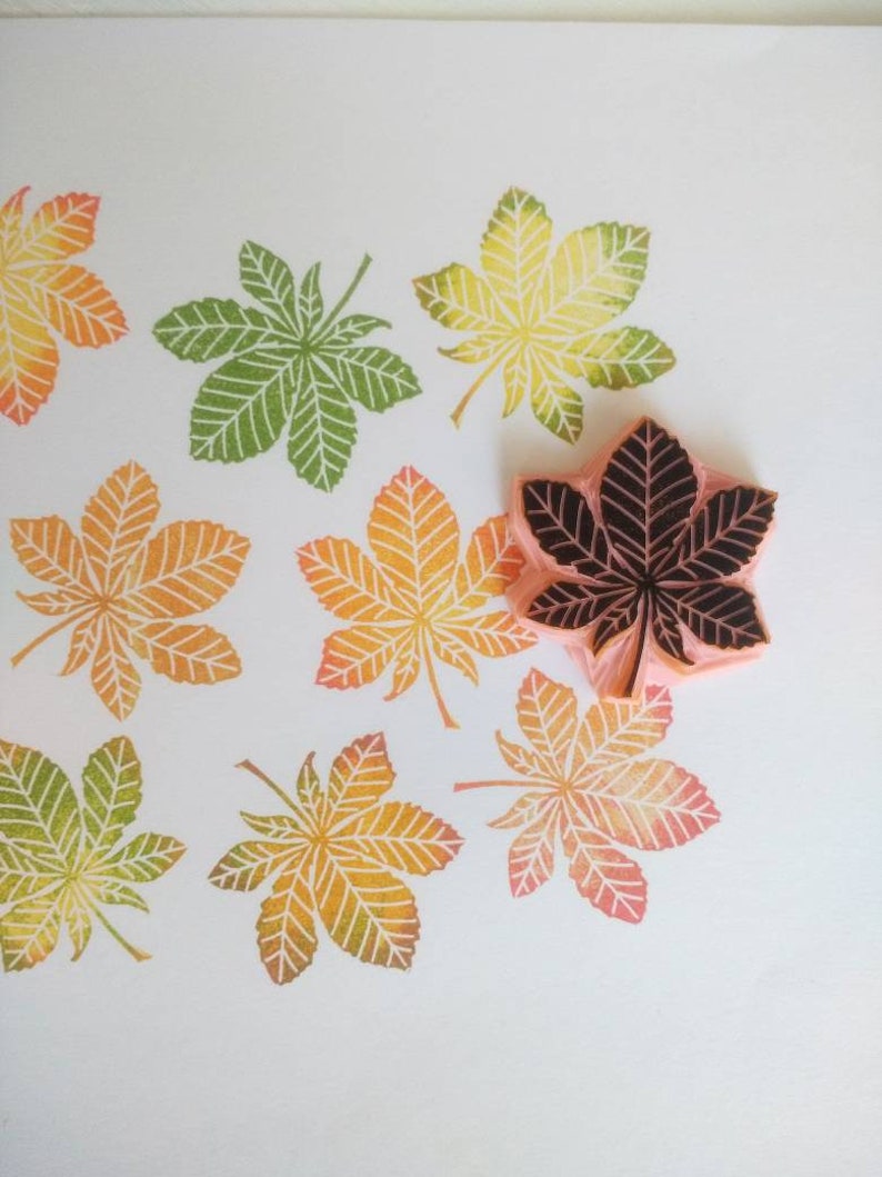 Autumn Leaf Stamp Fall Wedding Decor Fall Decor Autumn - Etsy