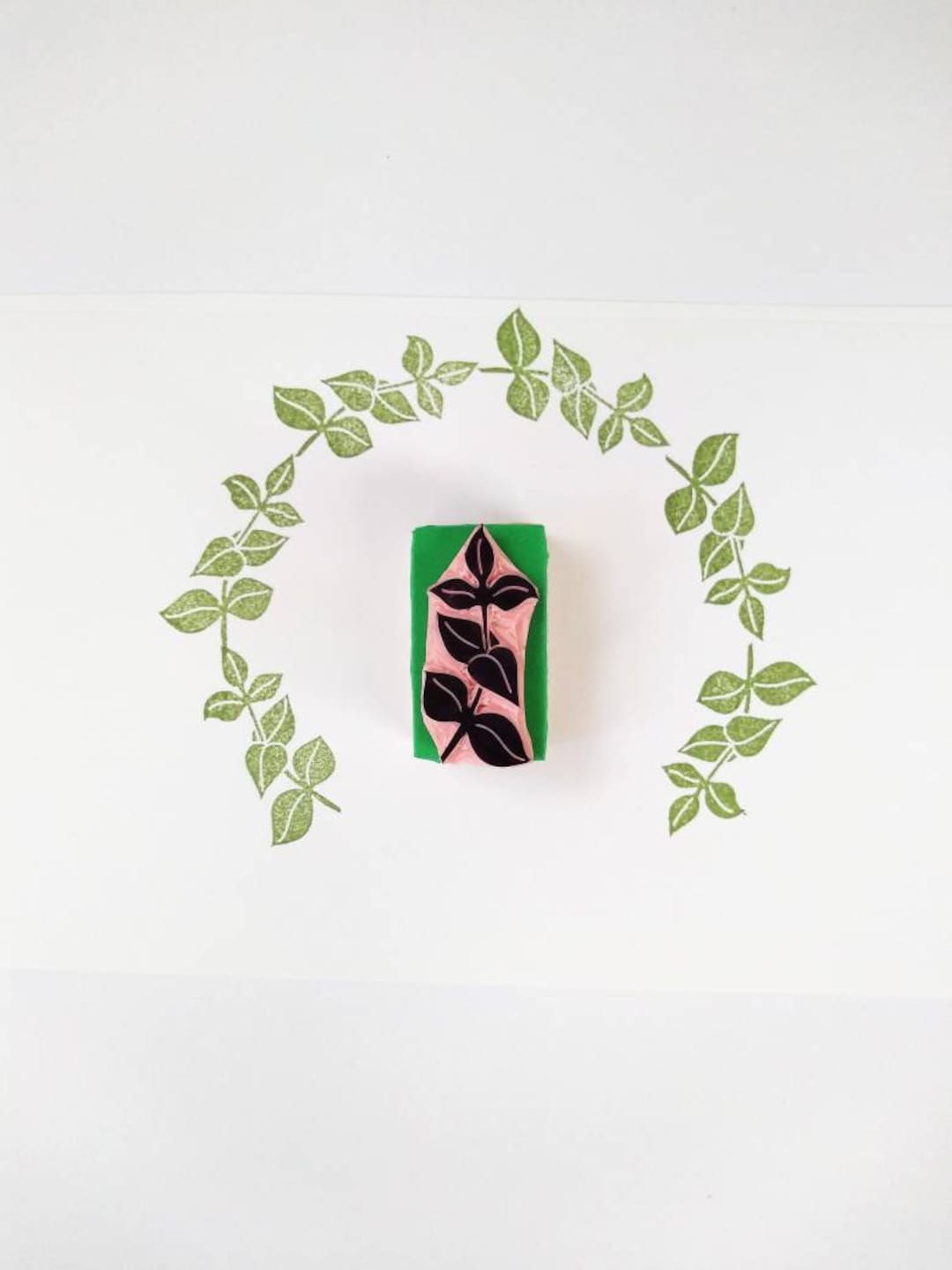 Leaf Rubber Stamp, Seedling Plant Stamp - Etsy UK