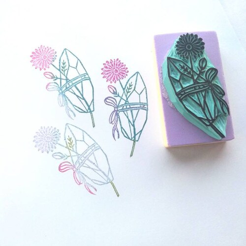 Crystal Rubber Stamp Mystical Decor Gem Stamp Crystal - Etsy UK