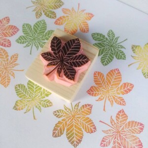 Autumn Leaf Stamp, Fall Wedding Decor, Fall Decor, Autumn Crafts - Etsy