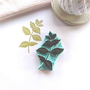 Mint Rubber Stamp. - Etsy