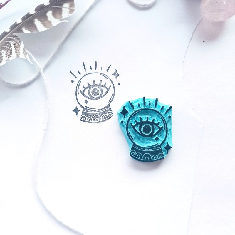 Eye Rubber Stamp - Etsy